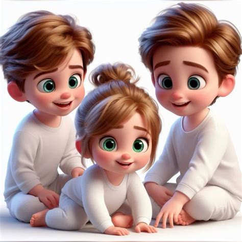 3 Siblings Cartoon 2 Brothers 1 Sister Pictures Brother And Sister