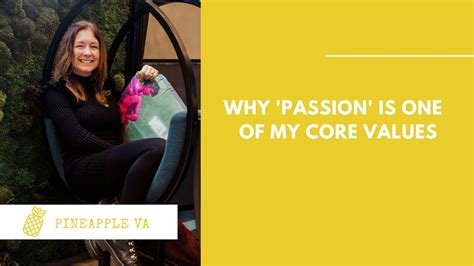 Passion As A Core Value