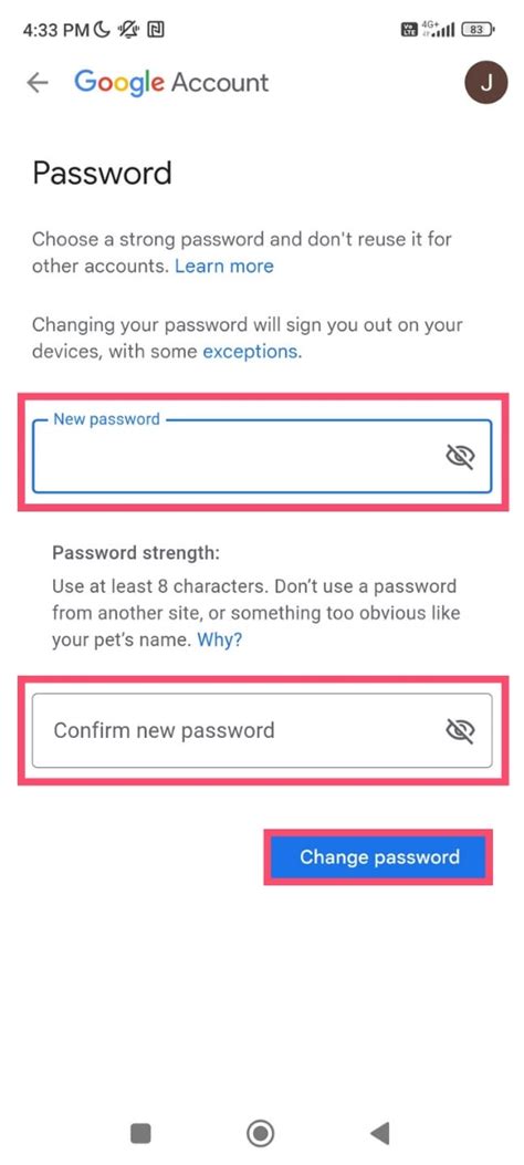 How To Change Your Gmail Password On Desktop Android Or IPhone