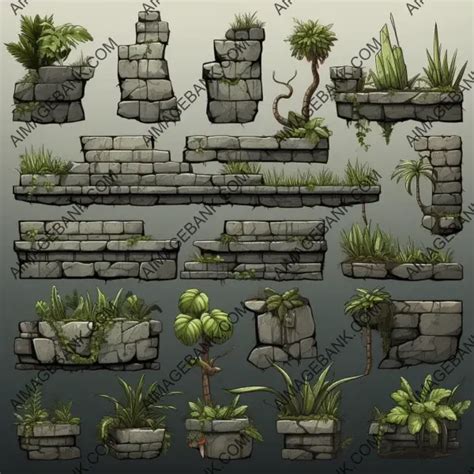 Black White And Grey Sprite Sheet For Mayas Walls Aimagebank
