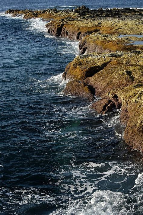 Coast Line Landscape Crash Photo Background And Picture For Free