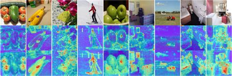 visualizations of attention maps on images from imagenet 1k [14