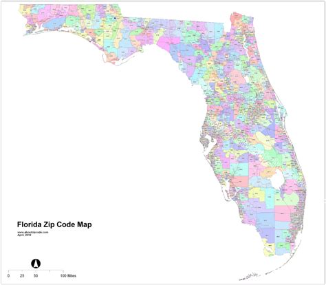 Map Of Florida Zip Codes Maps Of Florida