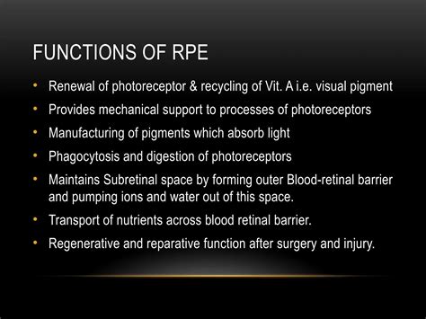 Anatomy Of Retina And Visual Pathwaypptx