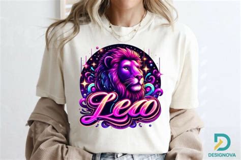 Leo Zodiac Png Neon Lion Astrology Png Graphic By Designova Creative Fabrica