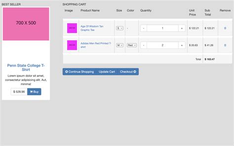 15+ Shopping Cart Template HTML and CSS(Free Code + Demo)