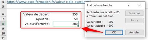 Comment Utiliser La Valeur Cible Dexcel Excel Formation