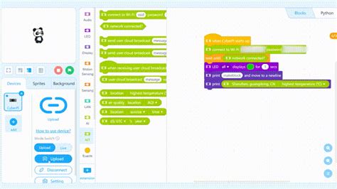 14 How To Use Iot Blocks Case 2 Makeblock Help Center