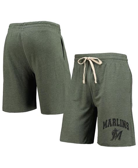 Concepts Sport Mens Green Miami Marlins Mainstream Logo Terry Tri
