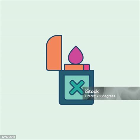 가스 라이터 컬러 채워진 선 아이콘 벡터 일러스트레이션 0명에 대한 스톡 벡터 아트 및 기타 이미지 0명 관광 기체 물리