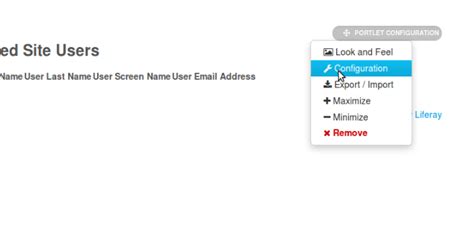 Liferay Portlet Configuration Page In Plugin Portlet ~ Liferay Savvy