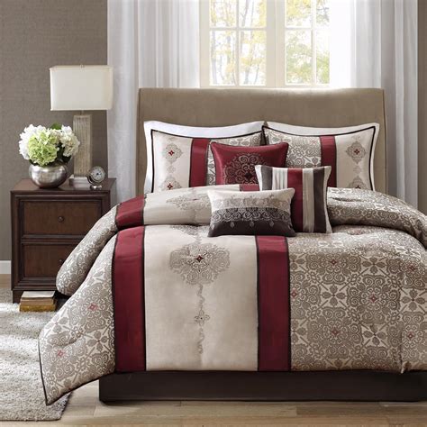 King Size Bed Comforter Sets The Comforter Is Available In Fullqueen