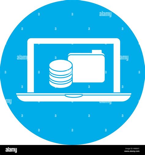Data Center Storage Two Tone Button Icon Image Vector Illustration