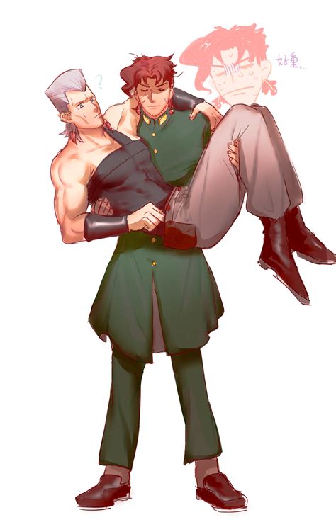 Kakyoin Noriaki And Jean Pierre Polnareff Jojo No Kimyou Na Bouken And 1 More Drawn By