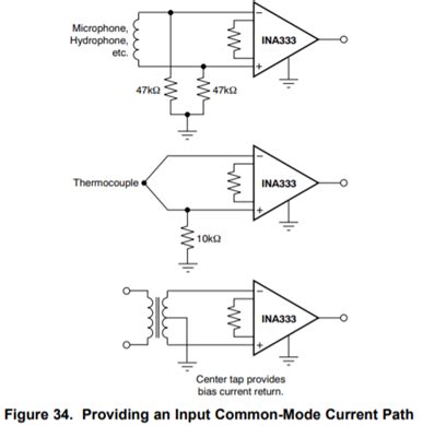 INA333 Why Output Is Not A Fixed Value When Input Is Floating Amplifiers Forum Amplifiers