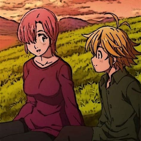 Liz X Meliodas Icon Personajes De Anime Personajes Anime