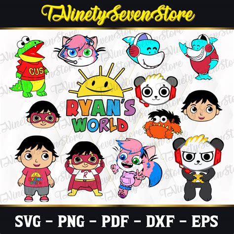 Ryans World Character Svg Cartoon Svg File Cricut Svg Fi Inspire