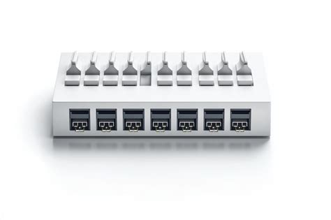 A Sleek Multiport Usb Hub Designed For Efficient Connectivity And Modern Workspace Organization