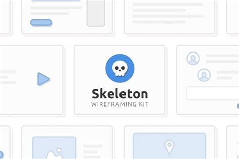 Skeleton Wireframing Kit By Robertmayer User Flow Wireframe