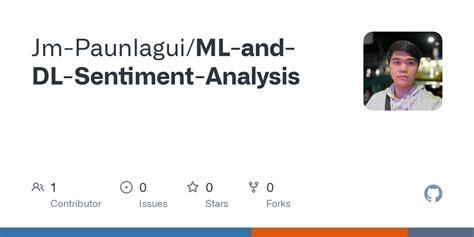 Github Jm Paunlaguiml And Dl Sentiment Analysis