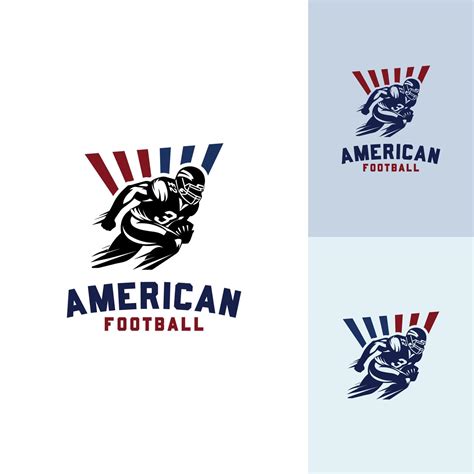 American Football Logo Designs Template 53537585 Vector Art At Vecteezy
