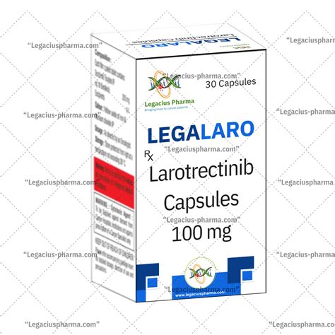 Legalaro Larotrectinib 100mg 30 Capsules Legacius Pharma