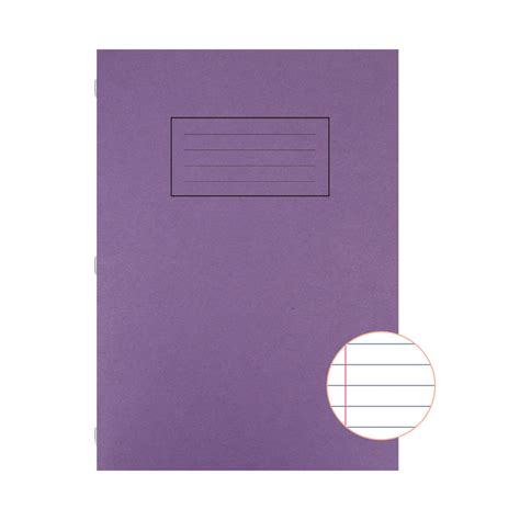 Silvine A4 Purple Exercise Book Notebooks Pack Of 10 Sv43512 Silvine A4 Purple Exercise Book Notebooks Pack Of 10 Sv43512