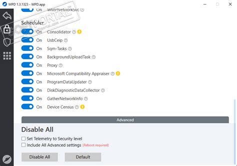 Windows Privacy Dashboard Wpd скачать бесплатно Windows Privacy Dashboard Wpd 1 4 1722