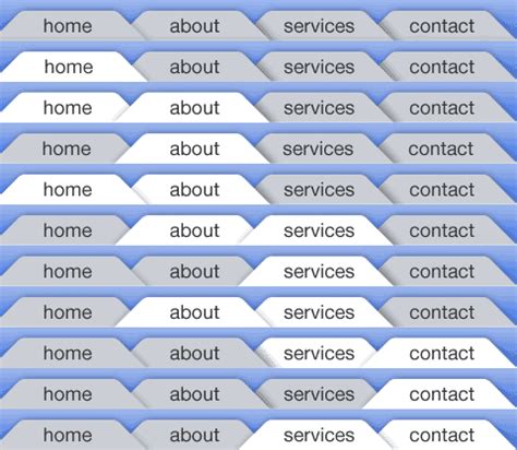 Overlapping Tabbed Navigation In CSS George Ornbo