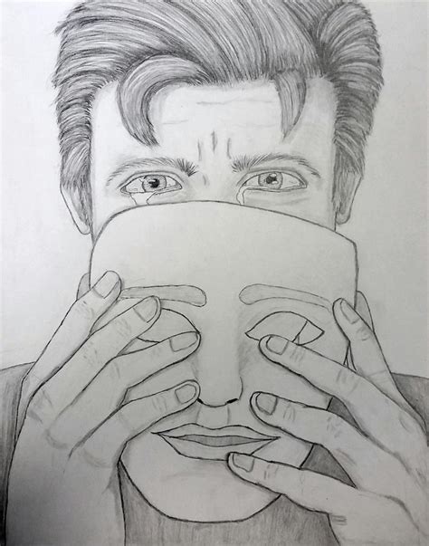 Man Removing Mask By Shadesofvanity On Deviantart