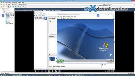 Windows Server Hyper V On VMware ESX Virtualization