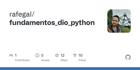 Github Rafegal Fundamentos Dio Python