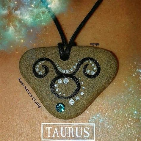 Pietre E Segni Zodiacali Segno Del Toro Creazione Esclusiva Di Sassi