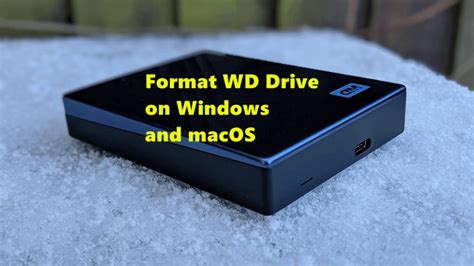 How To Format WD External Hard Drive On Windows Or MacOS