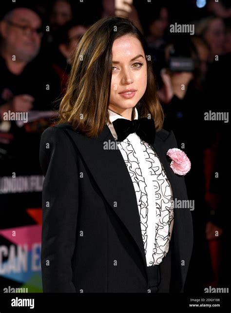 Ana De Armas Attending The European Premiere Of Knives Out As Part Of