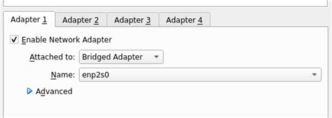 networking virtualbox gateway connection super user