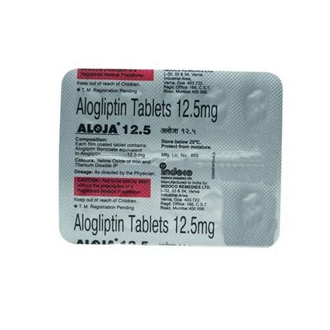 125mg Alogliptin Tablets At ₹ 200box In Surat Id 2852226667448