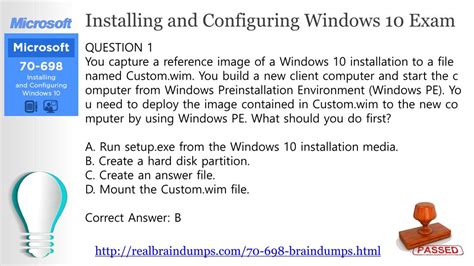 ppt 70 698 questions answers powerpoint presentation free download