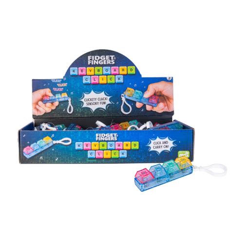 Fidget Keychain Keyboard Click The Sensory Poodle