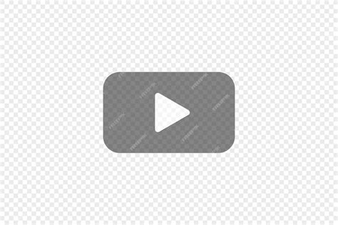 디자인을 위한 투명 재생 버튼 단순 아이콘 벡터 플랫 스타일의 비디오 기호 개념 프리미엄 벡터