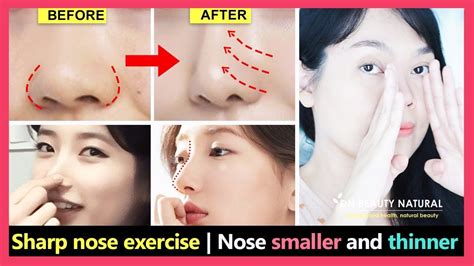 Sharp Nose Exercise How To Get A Sharp Nose Nostrils Smaller Higher Nose Bridge And Nose