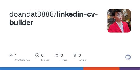 GitHub Doandat8888 Linkedin Cv Builder