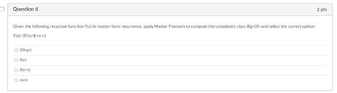 solved given the following recursive function t n in
