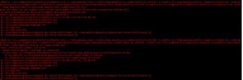 Javascript Module Error From Node Modules React Scripts Node Modules Sass Loader Dist Cjs