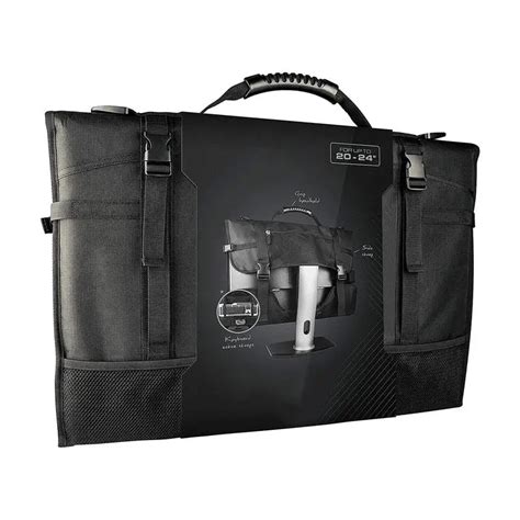 컴퓨터 모니터 방진 컴퓨터 데스크탑 먼지 커버 방진 보호 덮개 휴대용 여행 운반 가방 핸드백 20 24 인치 Aliexpress