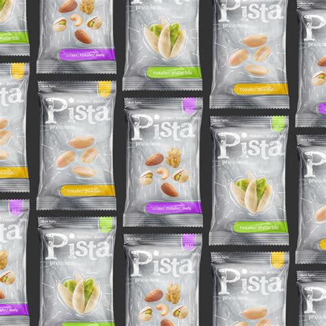 Pista Roasted Nuts Packaging Design Behance