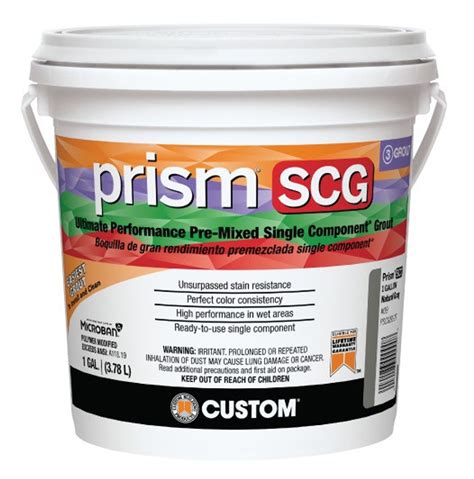 Custom Prism Ultimate Performance Pre Mixed Single Component Grout Scg