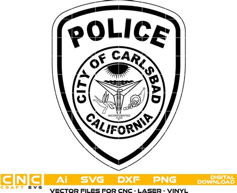 City Of Carlsbad Police Badge
