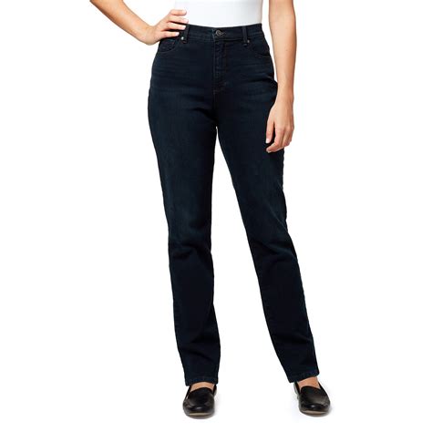 Gloria Vanderbilt Womens Amanda Classic High Rise Tapered Jeans Alton
