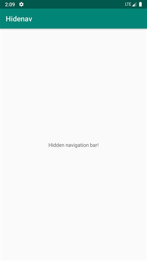 stop android navigation bar stack overflow